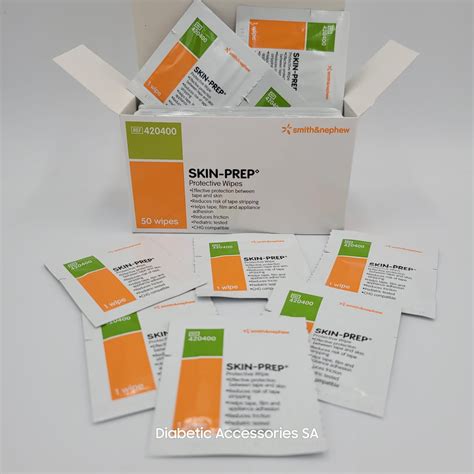 Skin Prep Protective Wipes Diabetic Accessories