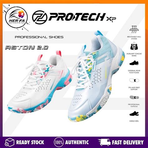 Free Socks Protech Aston 20 Professional High End Badminton Court