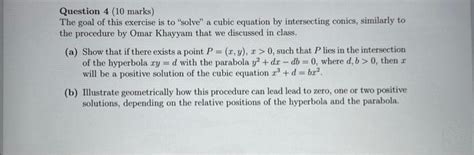 Question 4 10 Marks The Goal Of This Exercise Is To