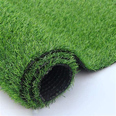 18mm Green Artificial Grass Fake Faux Grass Turf Mat 8 X