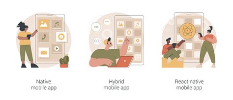 스마트 폰 응용 프로그램 추상적 인 개념 벡터 일러스트레이션 지침서에 대한 스톡 벡터 아트 및 기타 이미지 지침서 Brand Name Smart Phone 개념