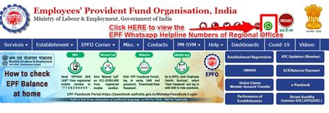 Epf Whatsapp Helpline Numbers Full List Of Regional Offices