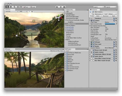 unity3d基础教程1 1 界面学习