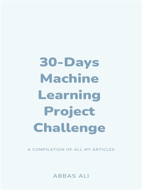 30 Days Ml Projects Challenge Pdf Support Vector Machine Cluster Analysis
