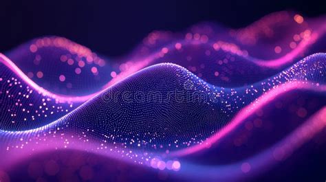 Artistic Waveform Generated By Complex Systems Stock Illustration
