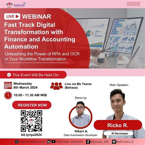 Pt Netmarks Indonesia On Linkedin Webinar Freewebinar Software Rpa Ocr