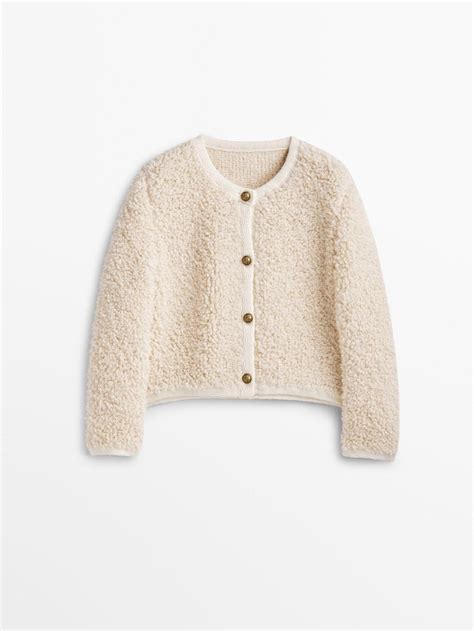 Massimo Dutti Boucle Cardigan