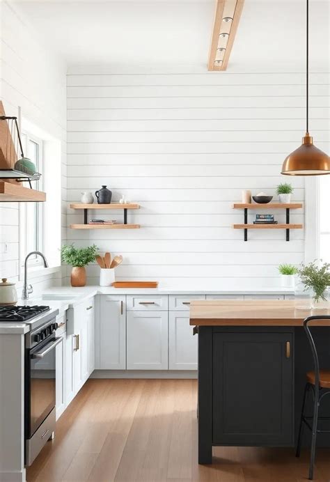 Embracing Rustic Charm Shiplap Walls In The Heart Of A Farmhouse