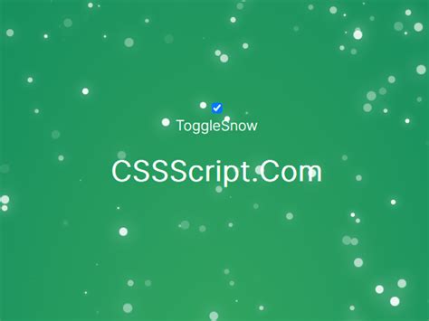 Animated Snowfall Effect In Pure Javascript Css Script