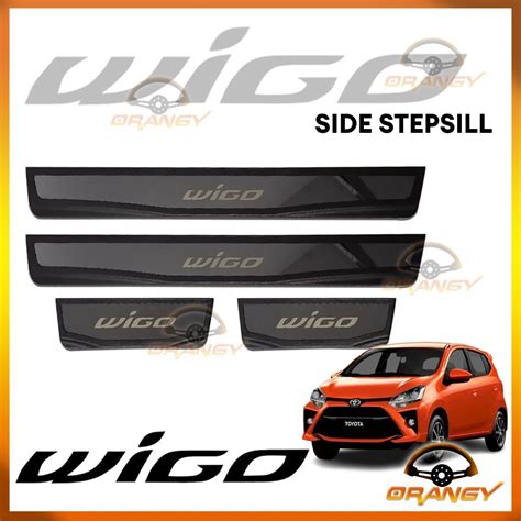 Toyota Wigo 2014 To 2022 Oem Side Stepsill Door Step Sill Protector Without Light Thailand