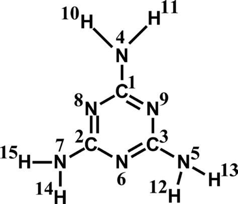 Melamine Lewis Structure