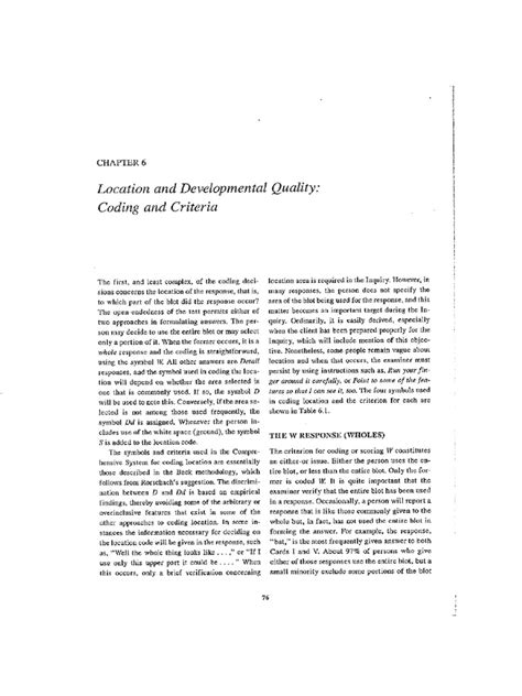 Location Coding And Criteria Pdf