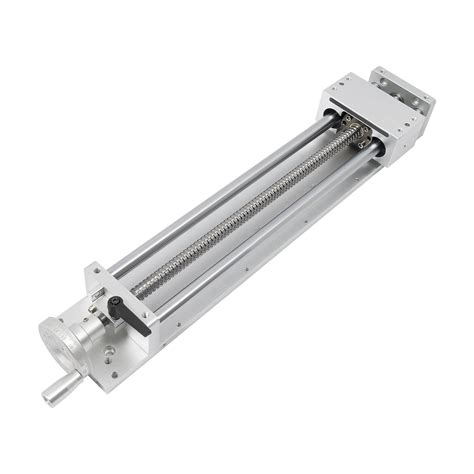 Cnc Linear Stage Actuator Xyz Axis Double Linear Rail Manual Sliding Table 400mm Ballscrew For