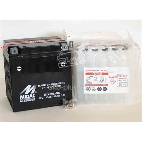 Купить Акумулятор 30Ah-12v MTX30L-BS (YTX30L-BS) Midac Moto ...