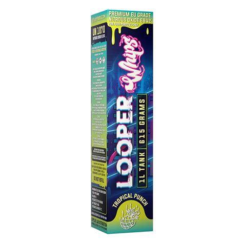 Looper Tropical Punch Flavor Whipped Cream Dispenser Cartridge Tank