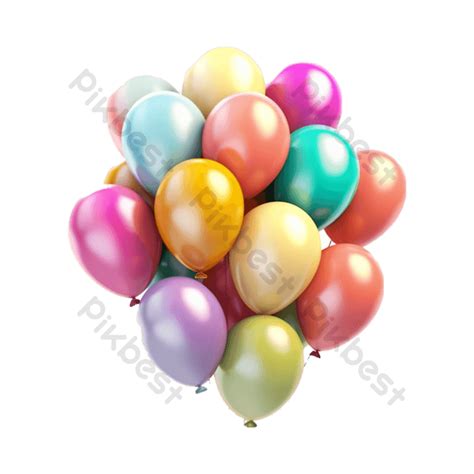Customizable Latex Helium Balloons Png Images Psd Free Download Pikbest