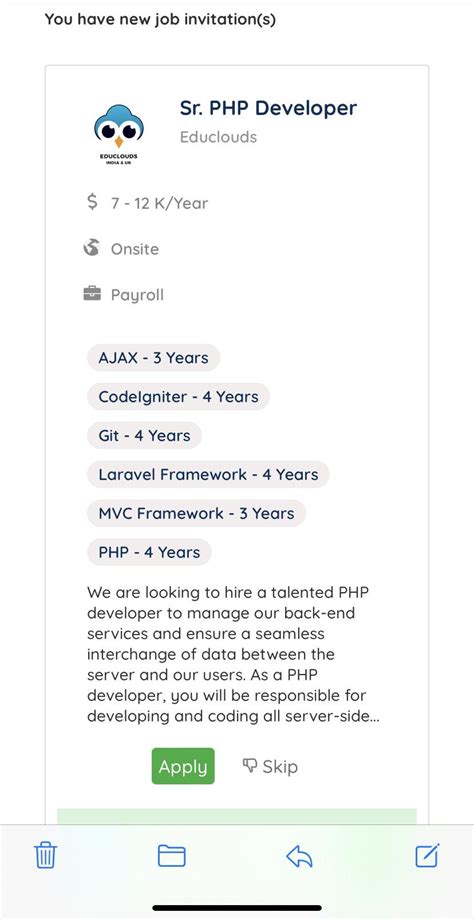 Look At The Salary For This Senior Php Dev Position 🤦🏽‍♂️ R
