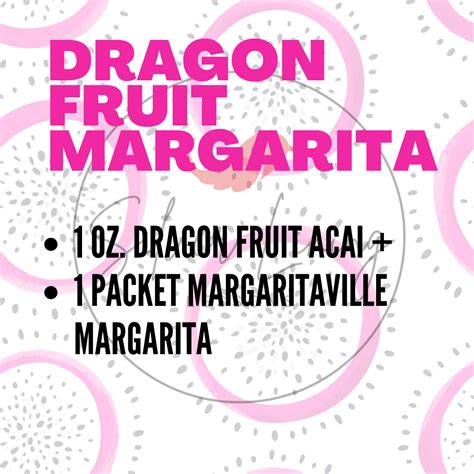 Dragon Fruit Margarita Water Silver Lining Lessons
