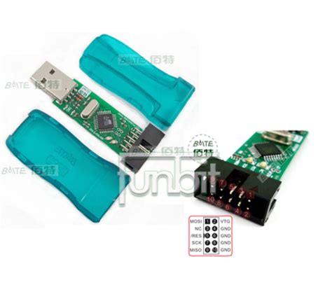 Other Electronics Usbasp Usbisp Programmer With Cable For Atmel