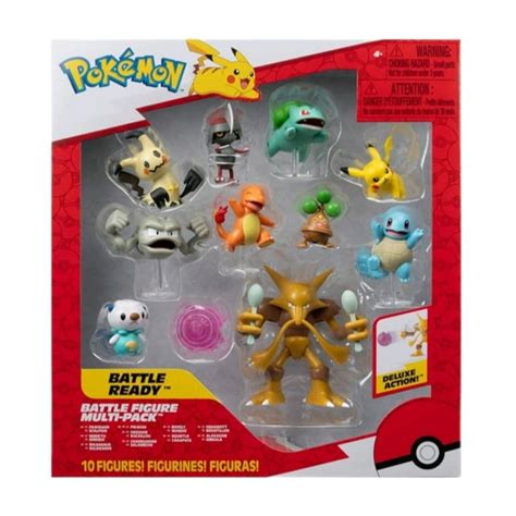 Pokemon Battle Ready Figure Multipack Includes 10 Figures Walmart