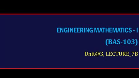 u3 l7b jacobian of implicit functions engg maths i bas103 hindi