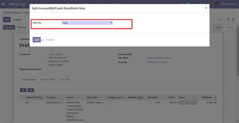 Split Accounting Split Invoice Split Bill Split Credit Note Split Debit Note Extract