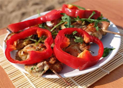 Шашлык из курицы король барбекю Happy Lady Счастливая женщина