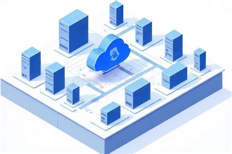 Automated Kubernetes Cluster Management Via Cloud Infrastructure Stock Illustration