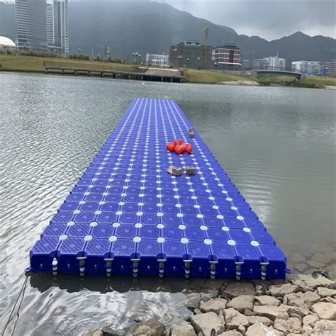 Plastic Modular Floating Cubes Hdpe Dock Float Pontoon Pier Modular Dock Cubes Modular Dock