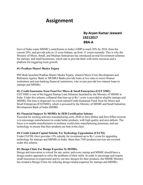 Asynchronous Assignments And Notes Ed Assignment By Aryan Kumar Jeewani 19212017 Bba A Govt Of