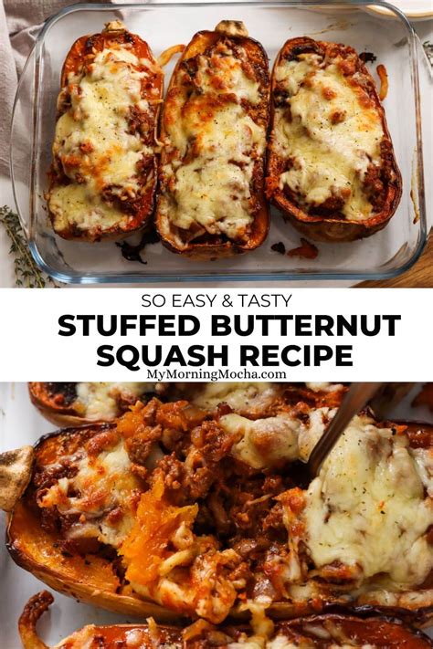 Stuffed Butternut Squash My Morning Mocha