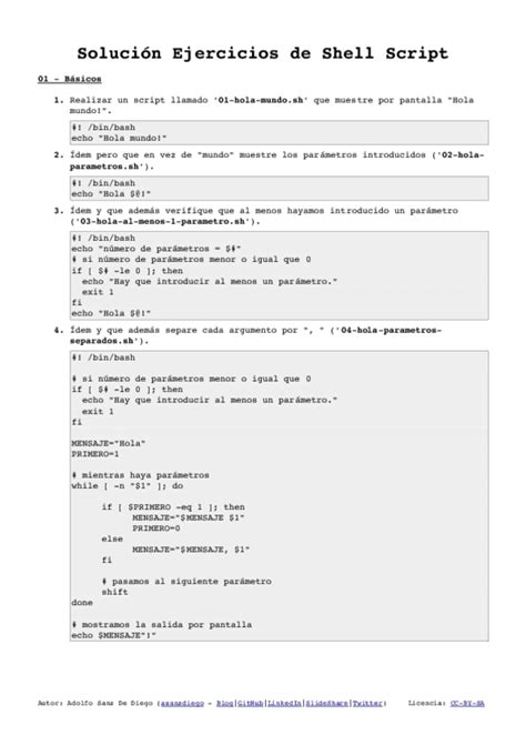 Ejercicios Shell Script Solucionpdf