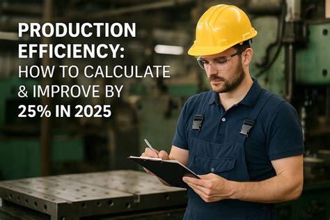 Production Efficiency How To Calculate Improve By In