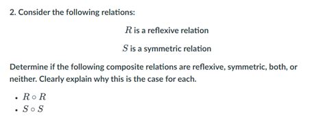 solved 1 consider the set a {1 2 3 4 5 6} and the relations