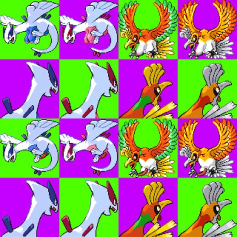 Rule 34 Breasts Checkered Background Dick Female Green Background Ho Oh Legendary Pokémon