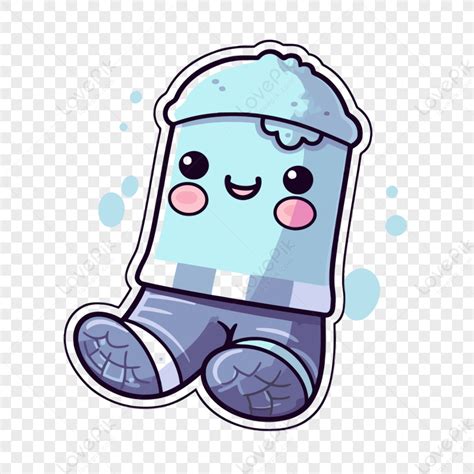 스티커 일러스트 Kawaii 차가운 아이스크림 클립 아트 벡터상표이스트 Png 일러스트 무료 다운로드 Lovepik
