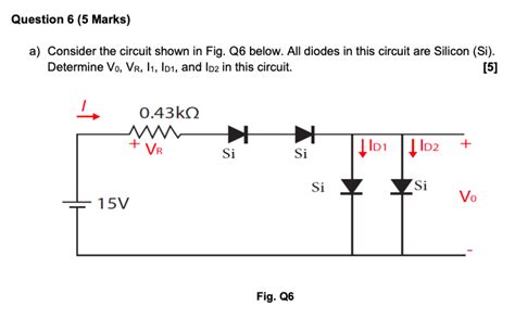 [solved] A Consider The Circuit Shown In Fig Q6 Below