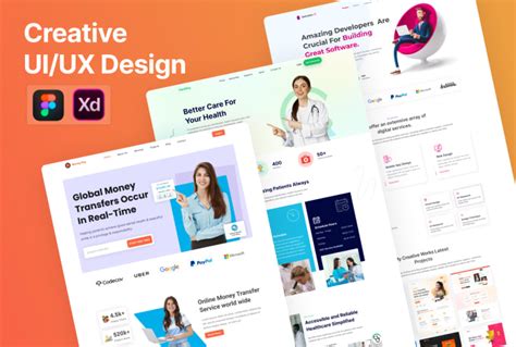 do website ui ux design website ui figma website or landing page in