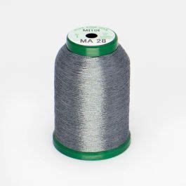 Kingstar Metallic Embroidery Thread Pewter Ma28