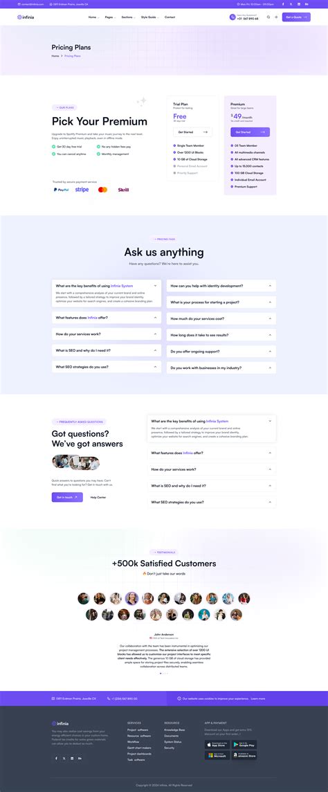 Infinia Multipurpose Business Consulting Figma Template By Alithemes