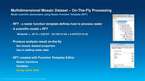 ppt working with scientific data using mosaic dataset powerpoint