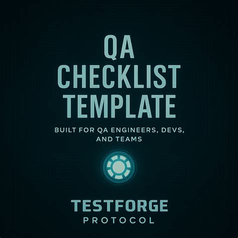 Qa Starter Kit Pro Edition Testforge Protocol