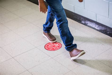 Walking Feet In Classroom