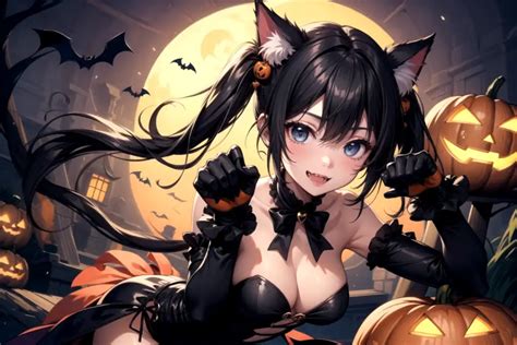 Sexy Anime Cat Girl Wallpaper