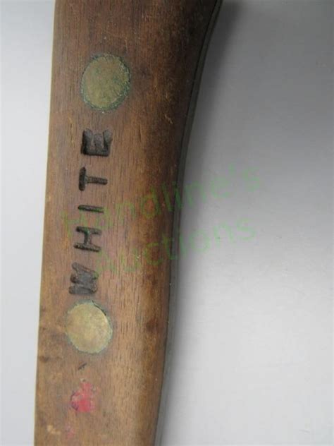 Antique Land Ij White 1837 Meat Cleaver Buffalo 3828565366