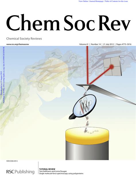 Pdf Single Molecule Force Spectroscopy Using Polyproteins
