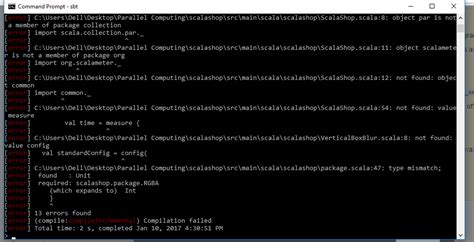 Object Scalameter Is Not A Member Of Error When Compiling A Scala Program With Sbt