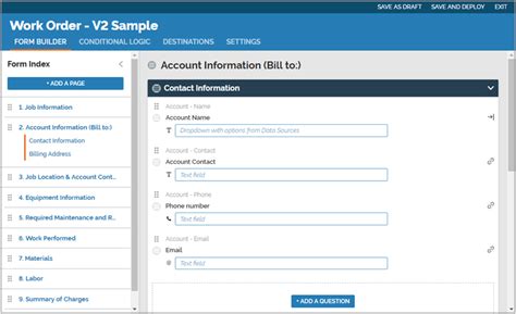 Overview The Form Builder