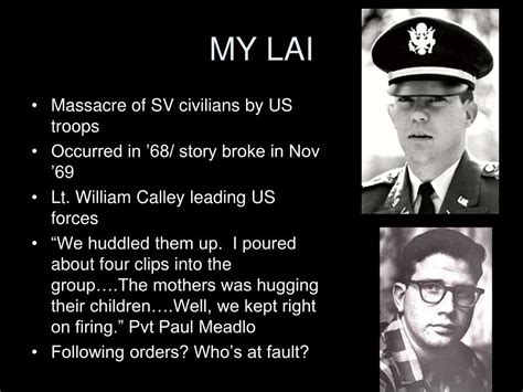 Ppt My Lai Powerpoint Presentation Free Download Id6901364