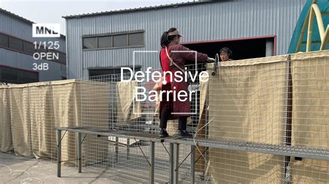 High Strength Defensive Barriers Explosion Proof Sand Wall Defensive